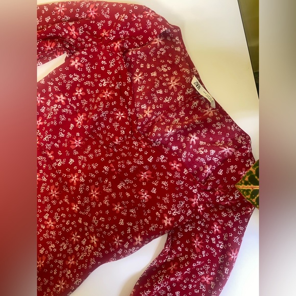 Zara | Dresses | Red Zara Dress | Poshmark